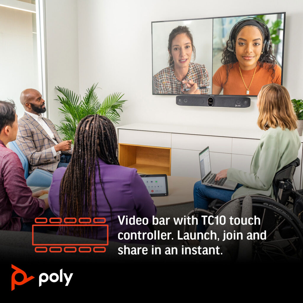 HP Poly Studio X70 with TC10 is an All-in-One Meeting Room Solution ...